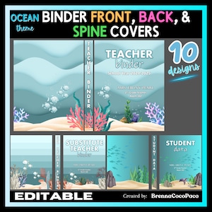New Ocean Theme Meet the Teacher Template Under the Sea Theme Meet the ...