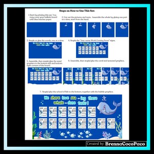 New Ocean Theme Bulletin Board Decoration With Jaw-some Work Coming ...