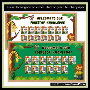 New Forest Themed Bulletin Board Decoration With Grrreat Work Coming ...