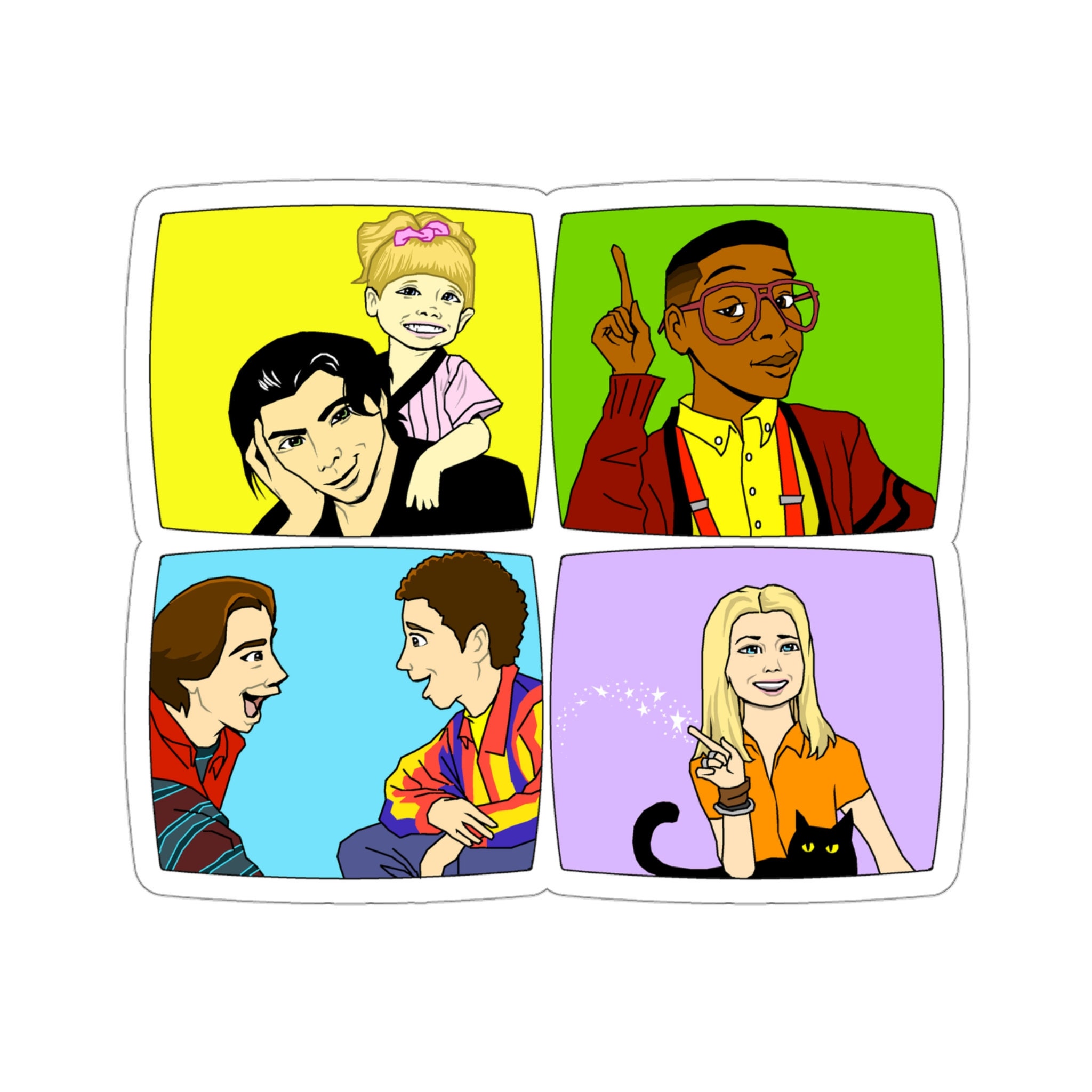 TGIF Sticker 90s Nostalgia Boy Meets World Full House Family - Etsy
