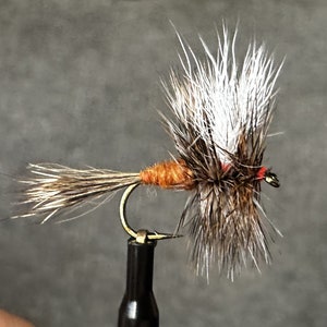 20 Framed & Mounted, Precision-tied, Hairwing Dry Flies - in 14"x12 ...