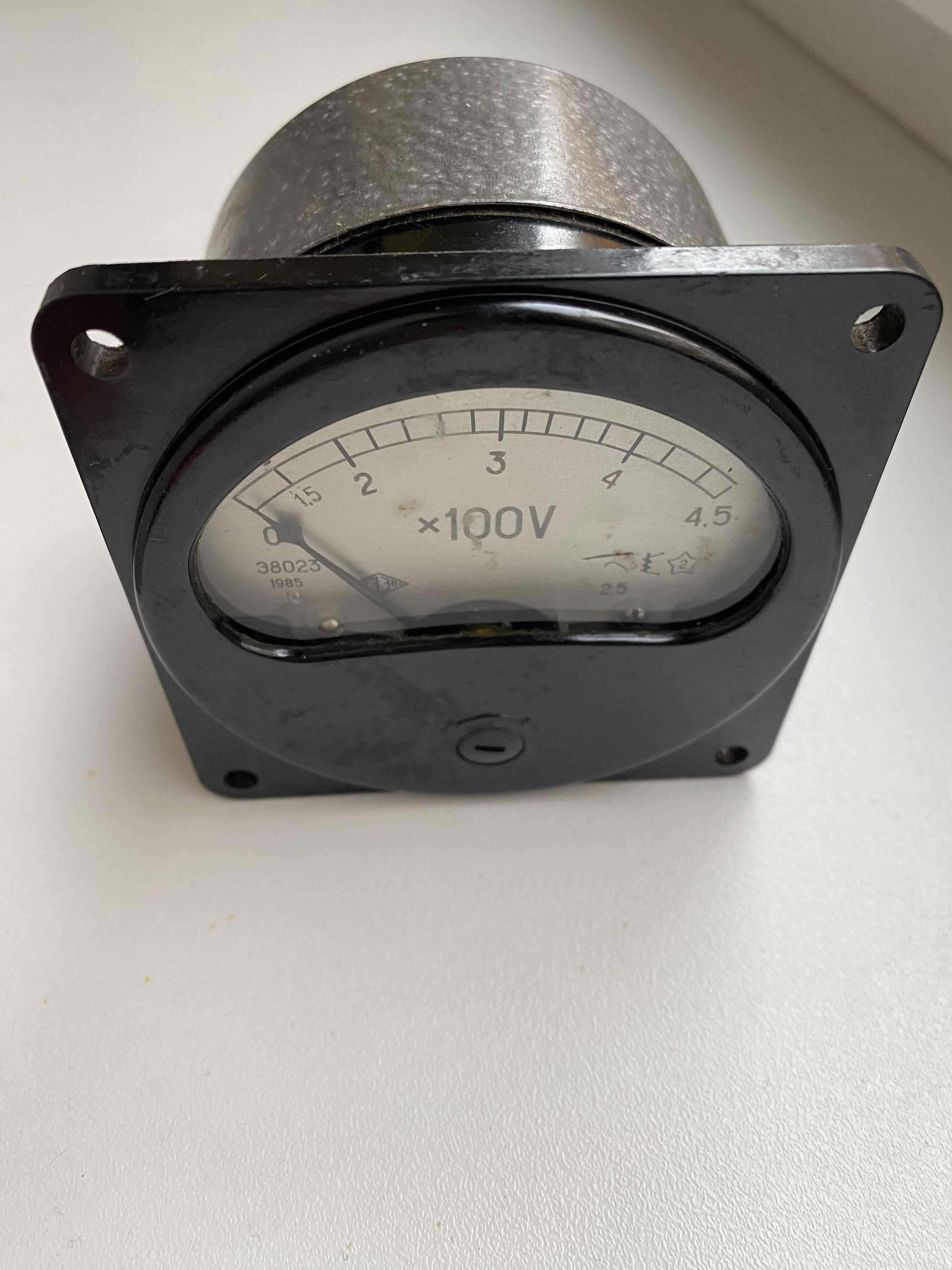 Vintage Electrical Measuring Device Voltmeter - Etsy