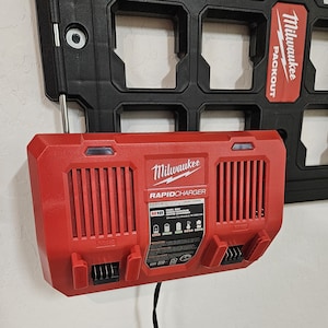 Mounting Adapter for Milwaukee Battery Chargers Onto Milwaukee Packout ...