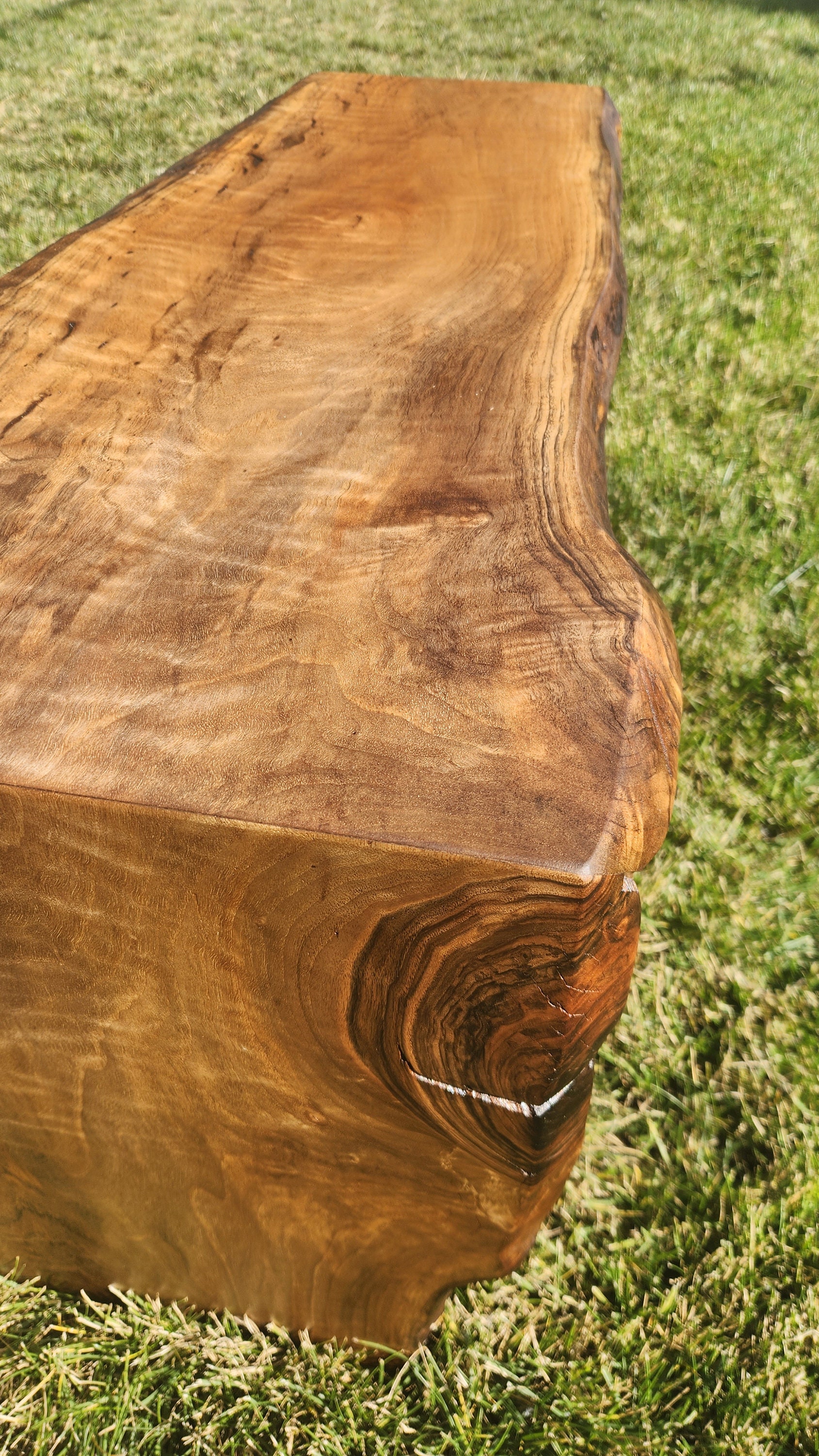 Live Edge Waterfall Walnut Coffee Table - Etsy