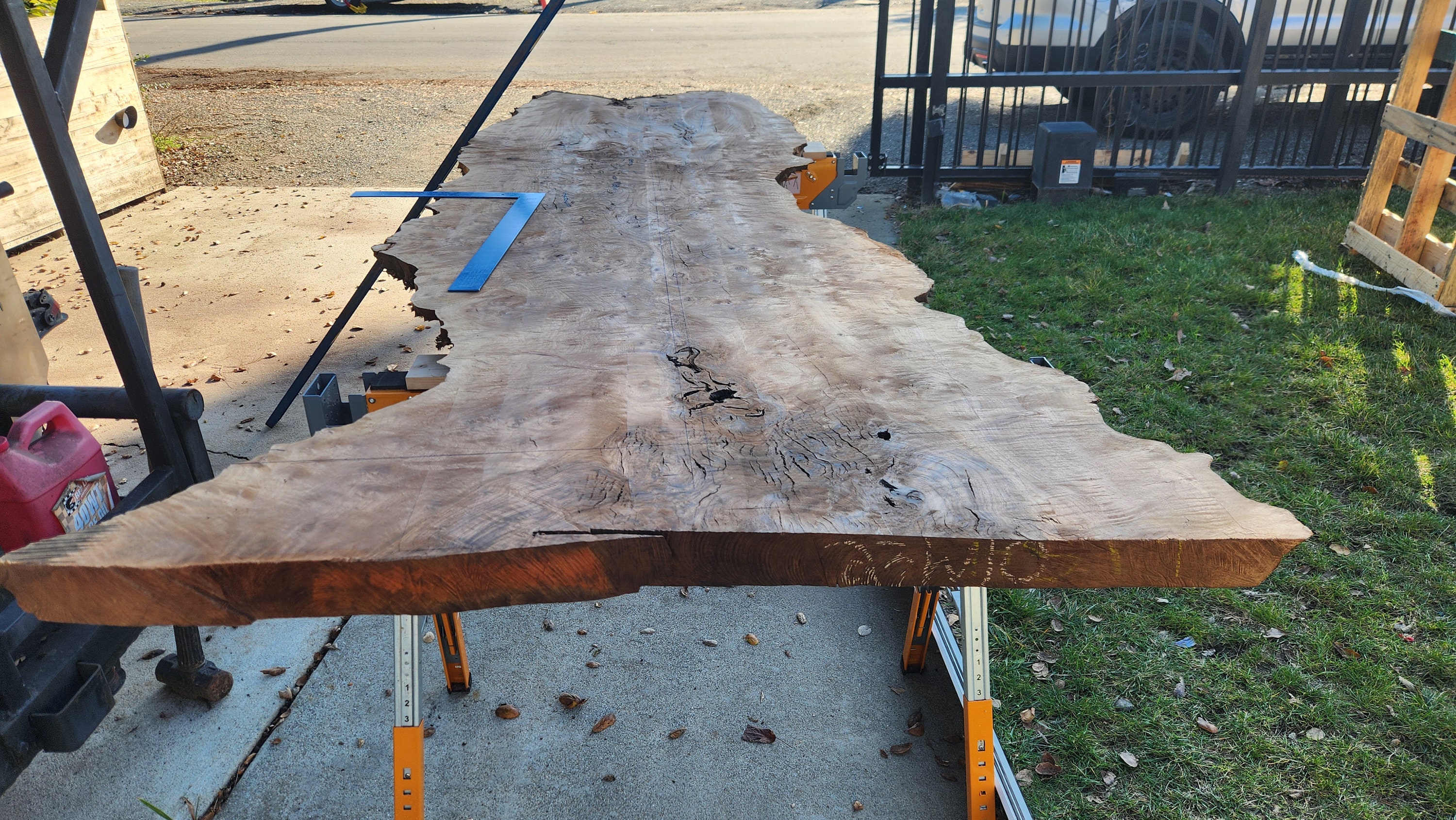 Custom Live Edge Epoxy River Slab Dining Room Table, Cofee Table, End ...