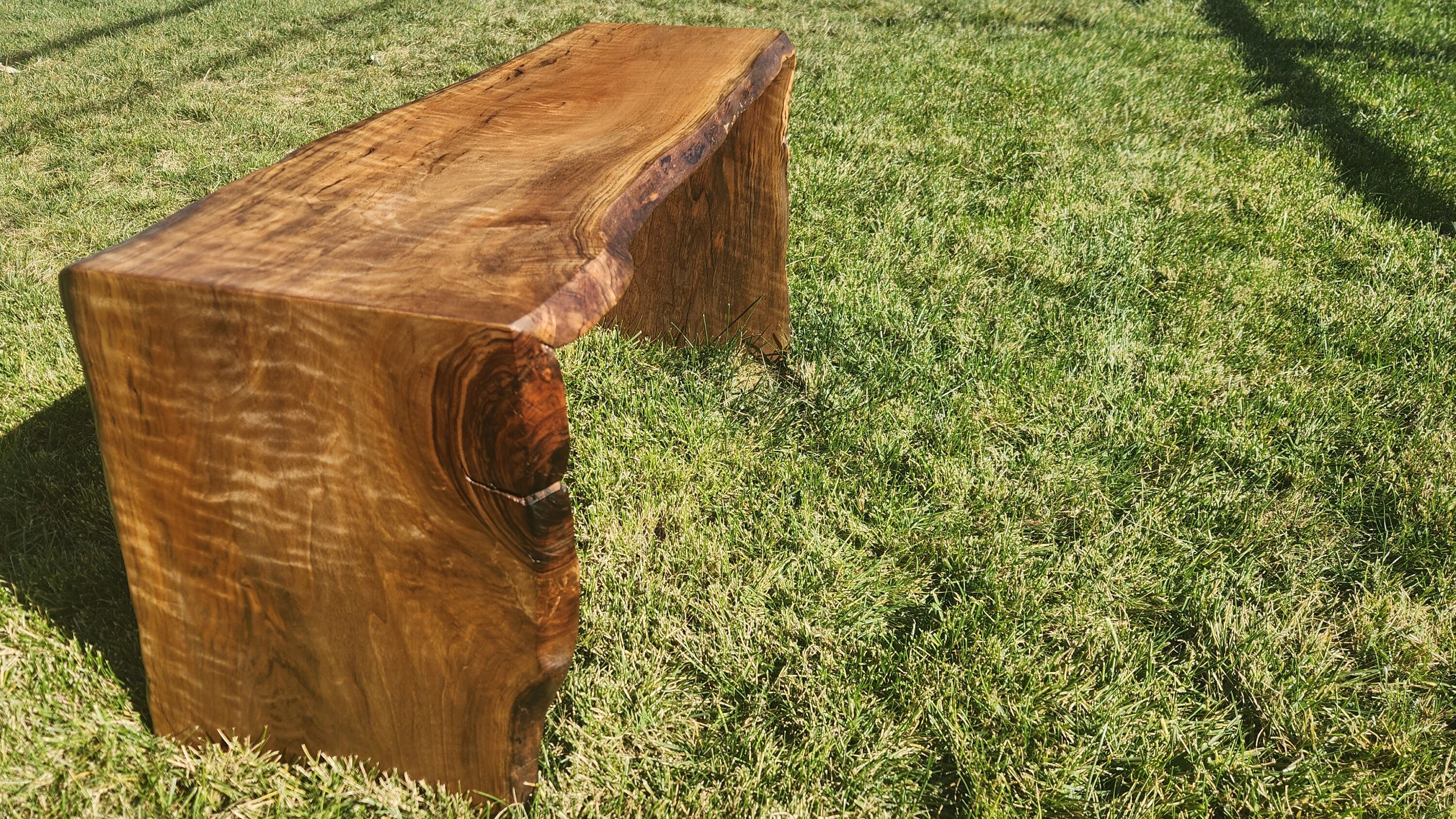 Live Edge Waterfall Walnut Coffee Table - Etsy