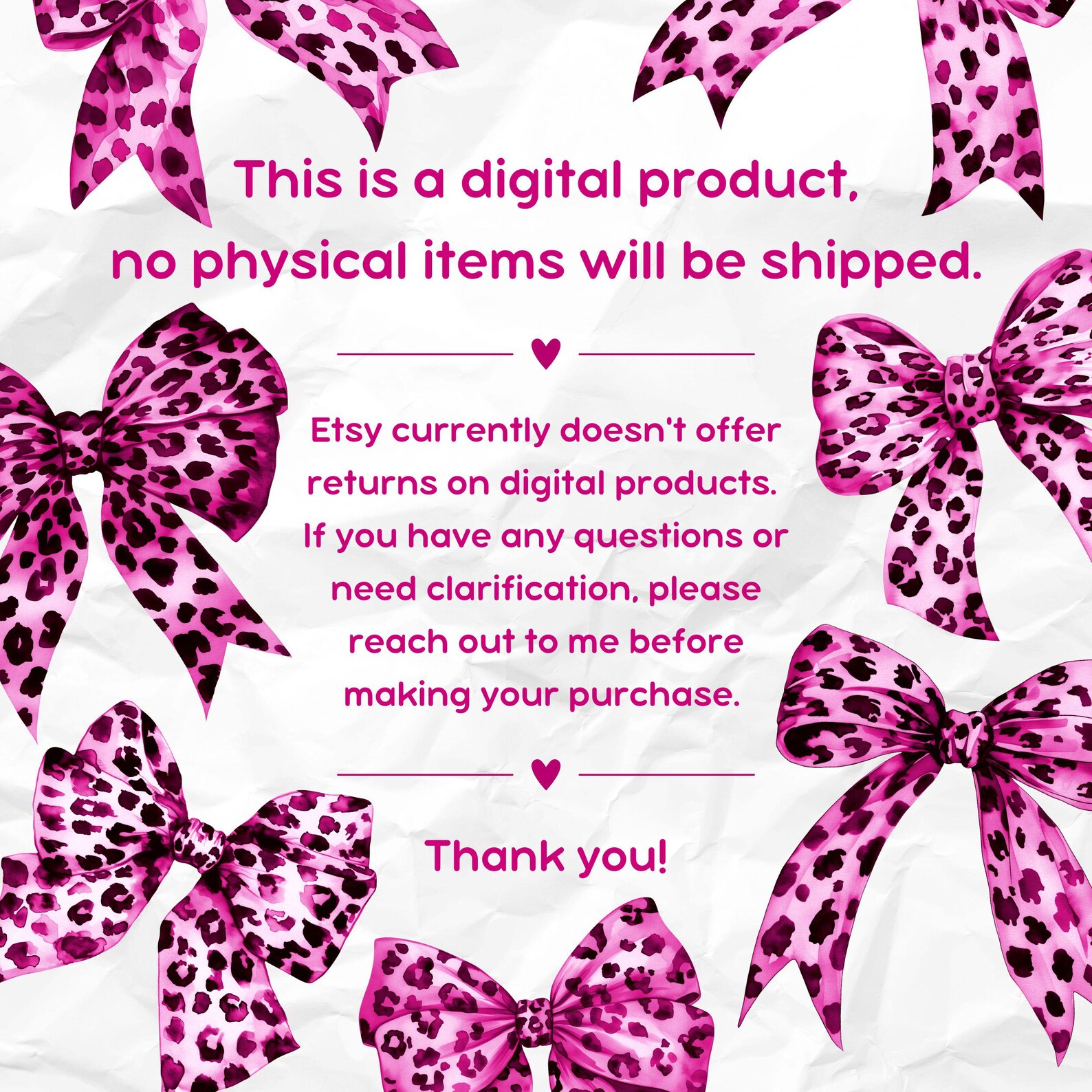 Pink Leopard Bows PNG, Pink Watercolor Cheetah Bow PNG, Watercolor ...