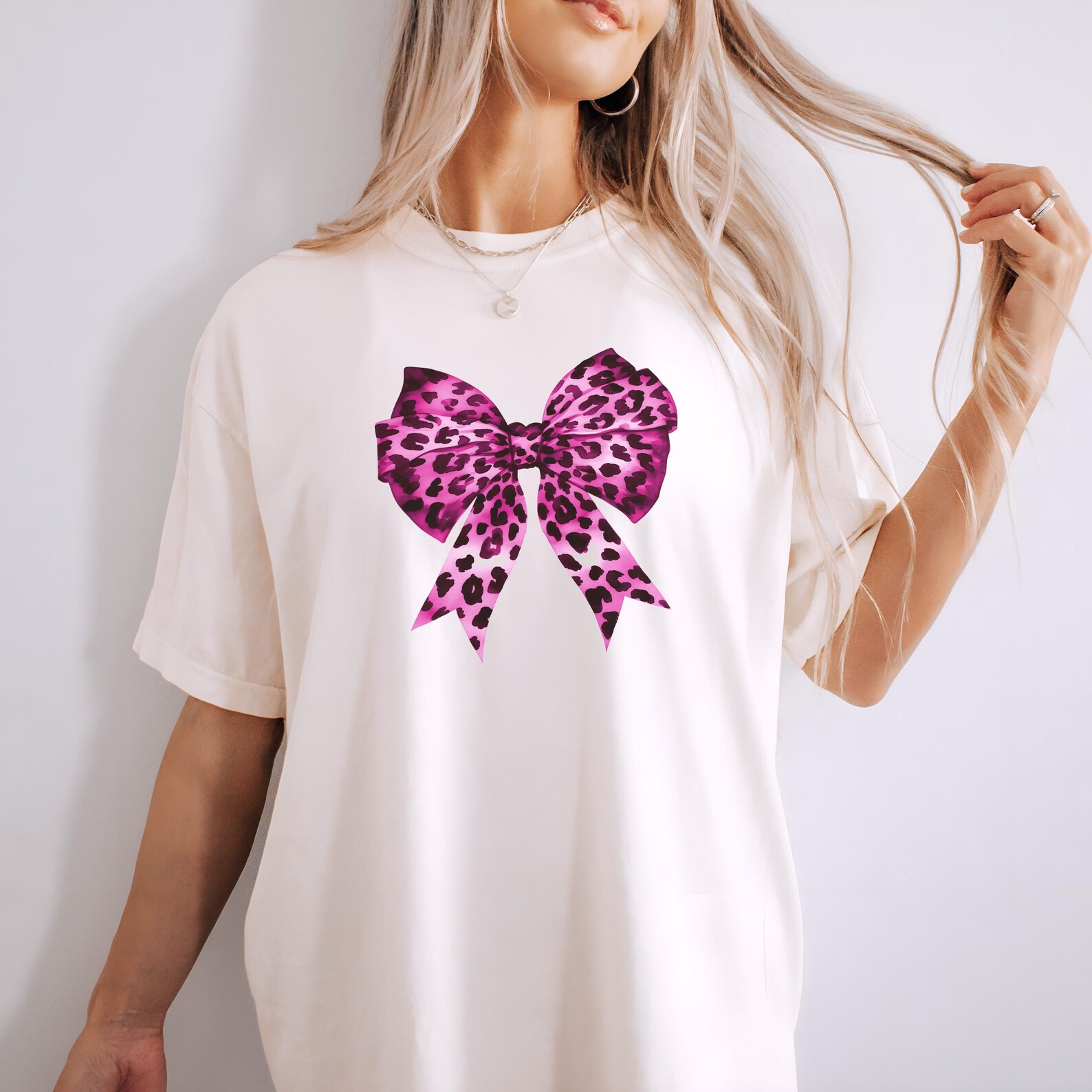 Pink Leopard Bows PNG: Watercolor Cheetah Bow Clipart Collection ...