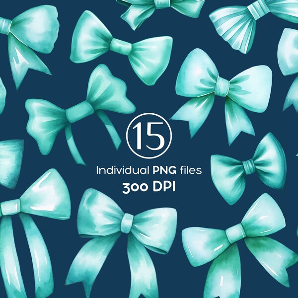 Turquoise Cheer Bows - Etsy