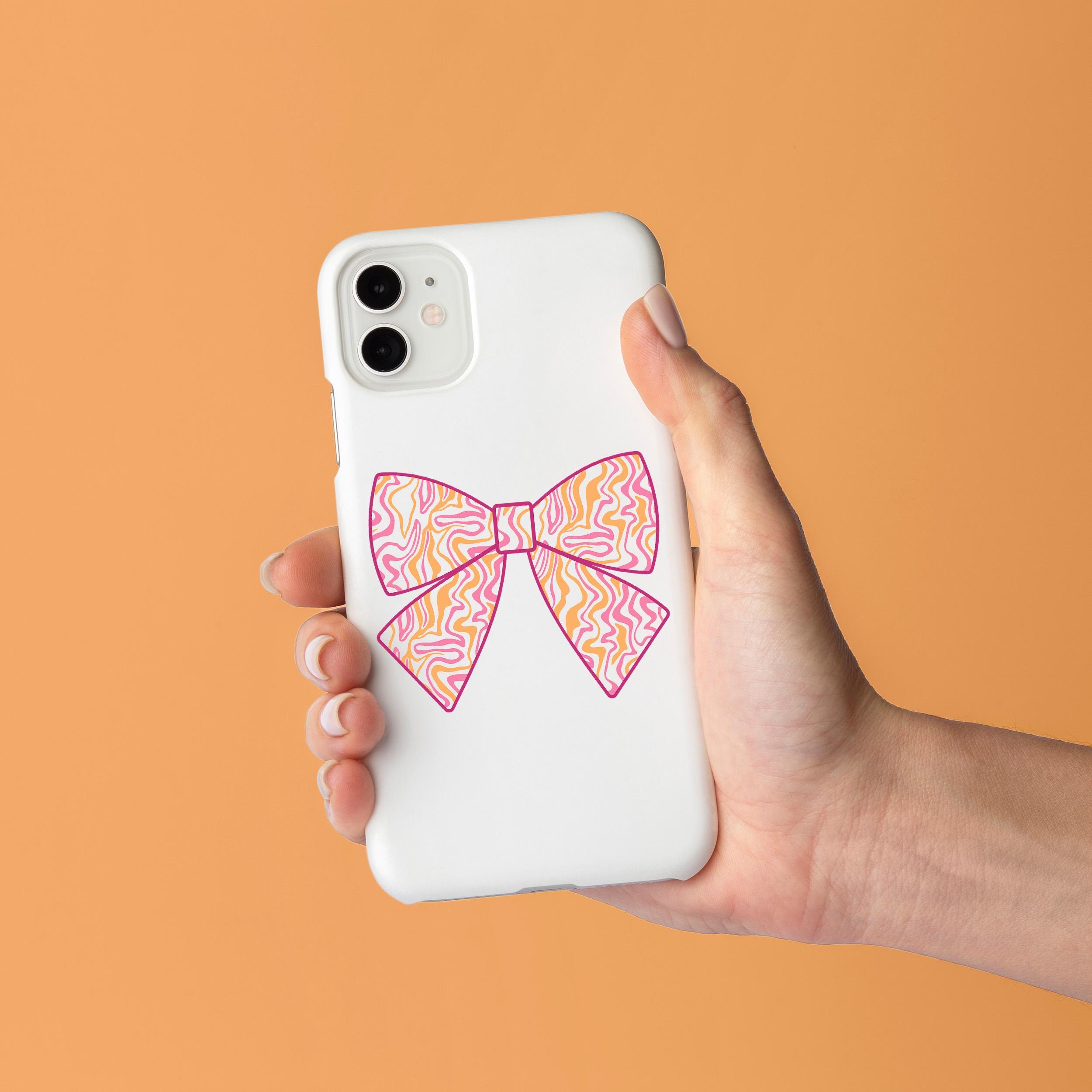 Retro Groovy Bows SVG, Retro Pink Bow Collection, Preppy Ribbon Bow PNG ...