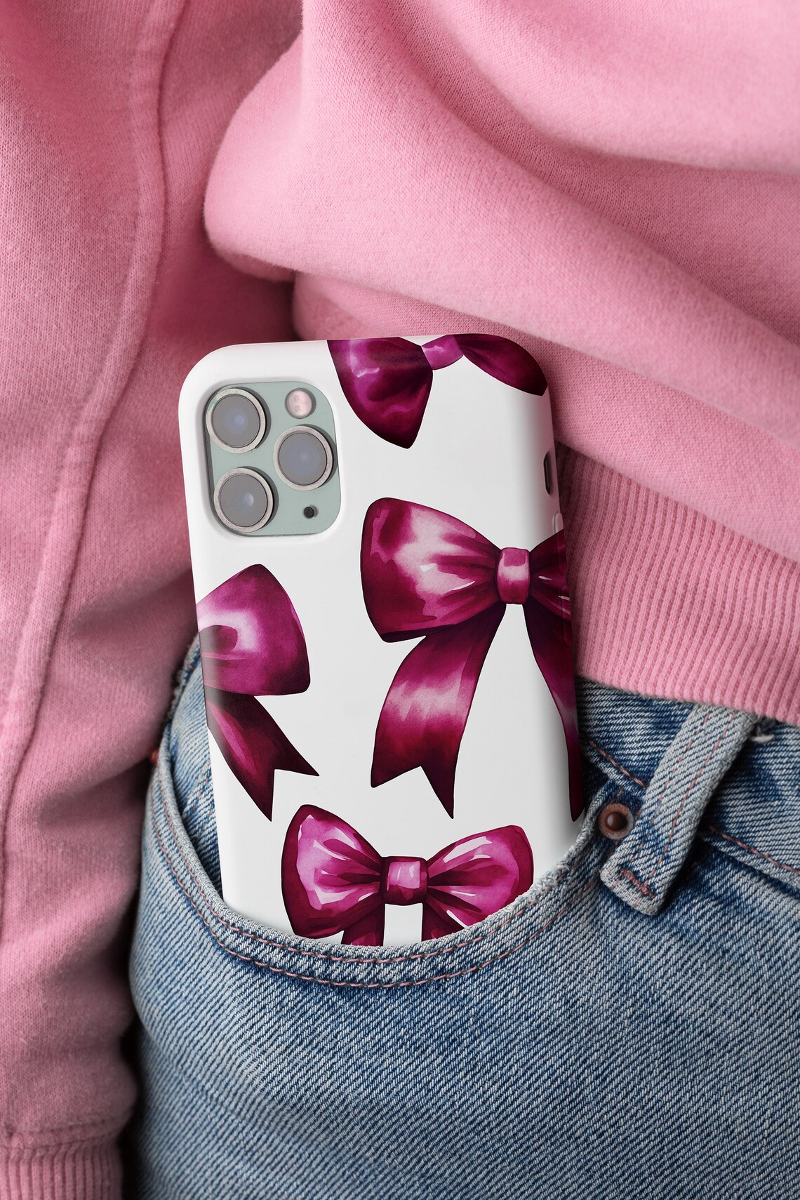 Watercolor Maroon Bows Clipart Set: Coquette Ribbon PNG (digital ...