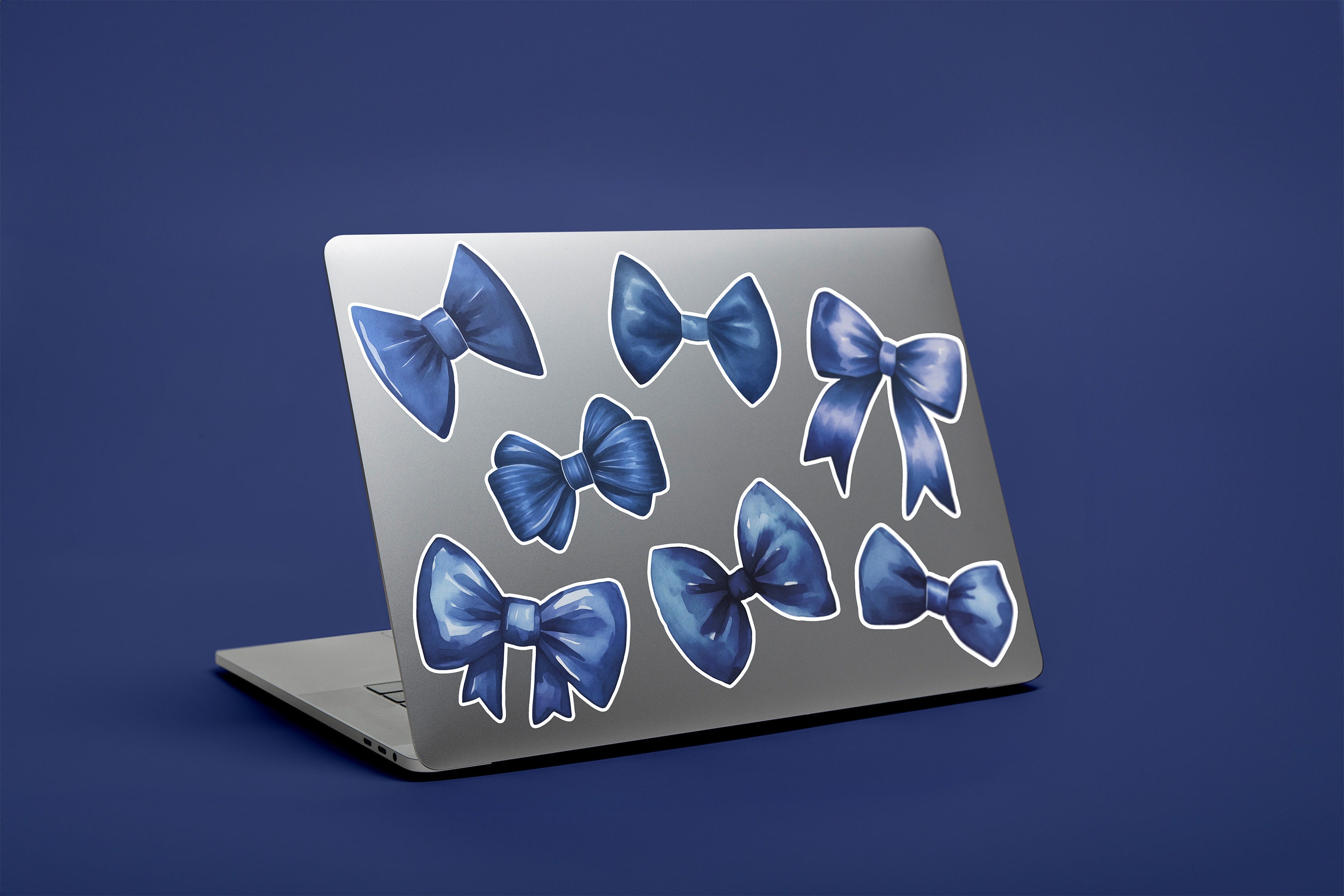 Watercolor Blue Bows Set, Clipart Bow Collection Ribbon Bow Clip Art ...