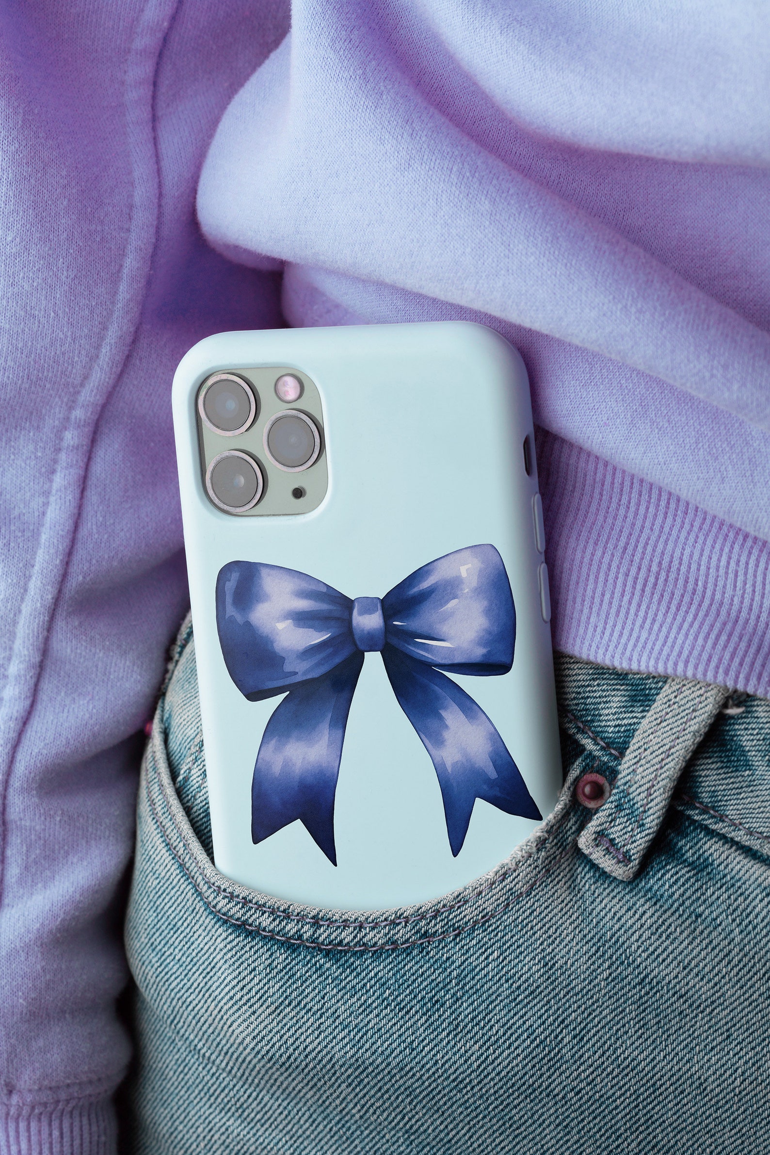 Watercolor Blue Bows Set, Clipart Bow Collection Ribbon Bow Clip Art ...