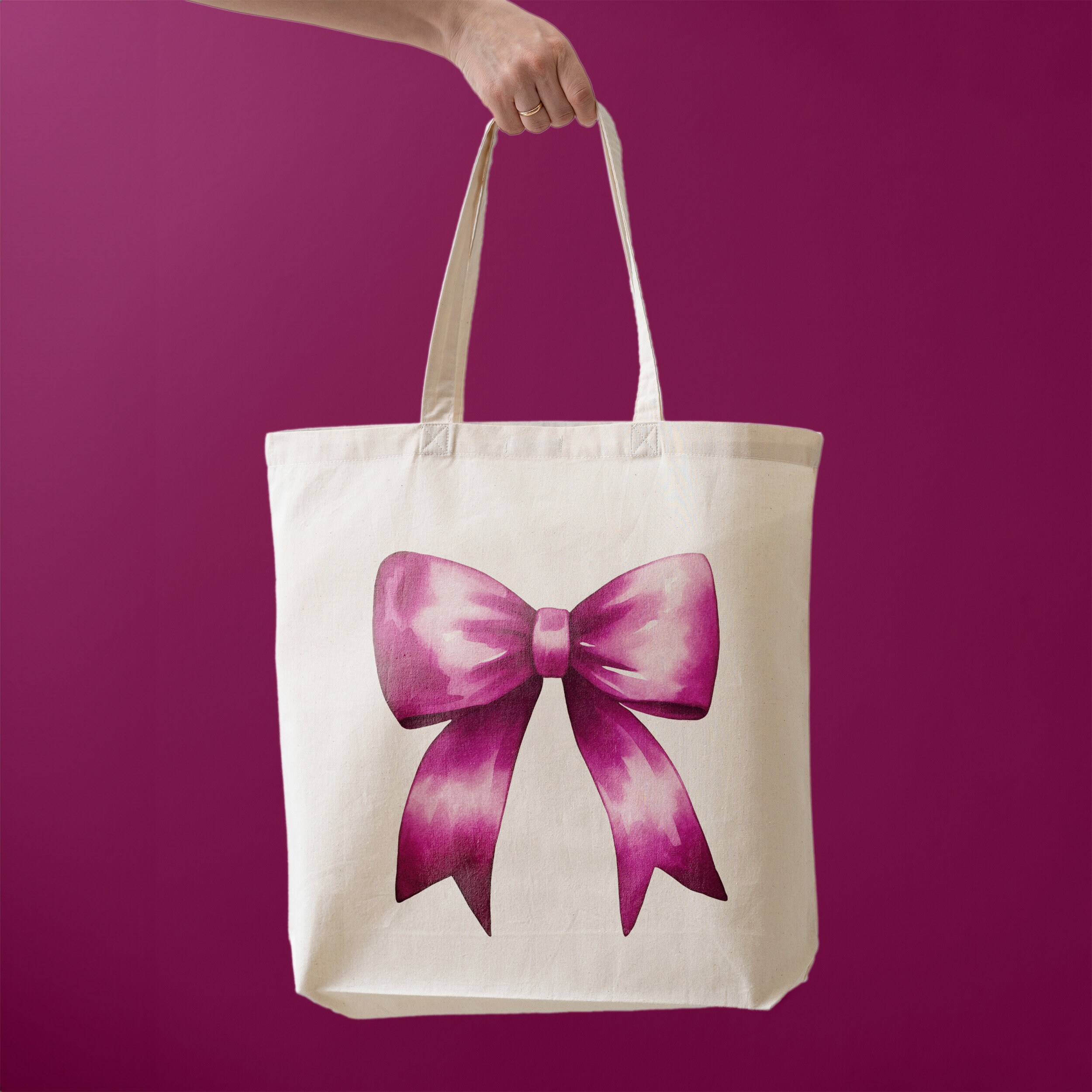 Watercolor Pink Bows Png Set, Clipart Bow Collection Ribbon Bow, Hot ...