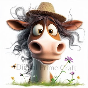 10 Crazy Horse Clipart, Funny Animal Clipart, High Quality Jpgs ...