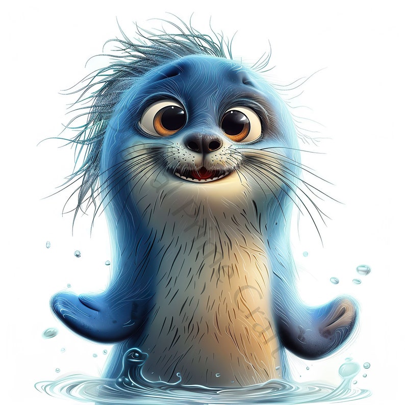 10 Seal Clipart, Water Animal, High Quality Jpg Images, Digital ...