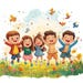 10 Happy Kids Clipart, Kids Clipart, High Quality Jpgs, Digital ...
