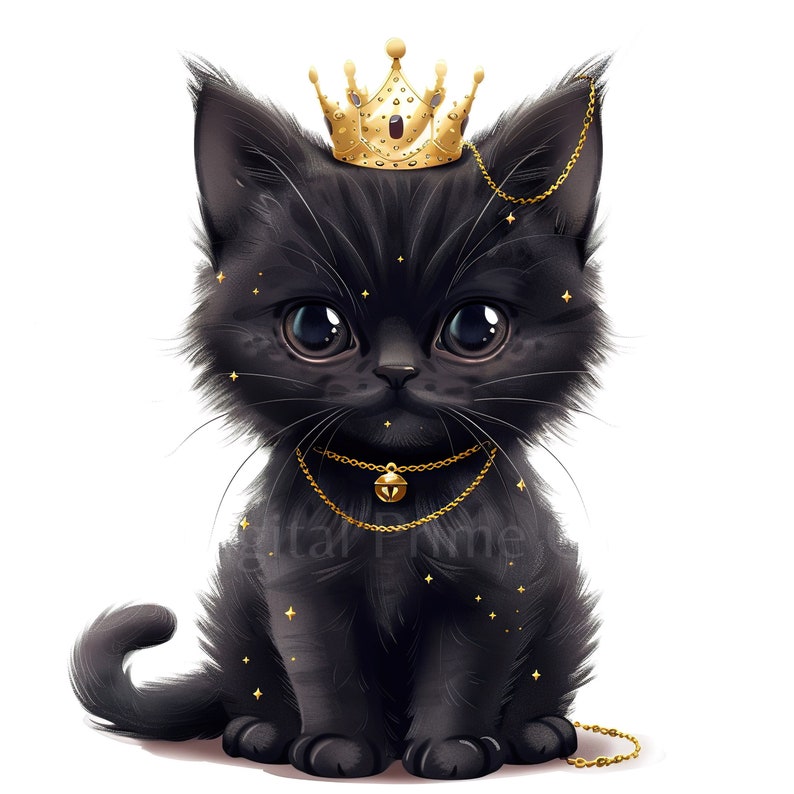 10 Cat Clipart, Kitten Clipart, High Quality Jpgs, Watercolor Clipart ...