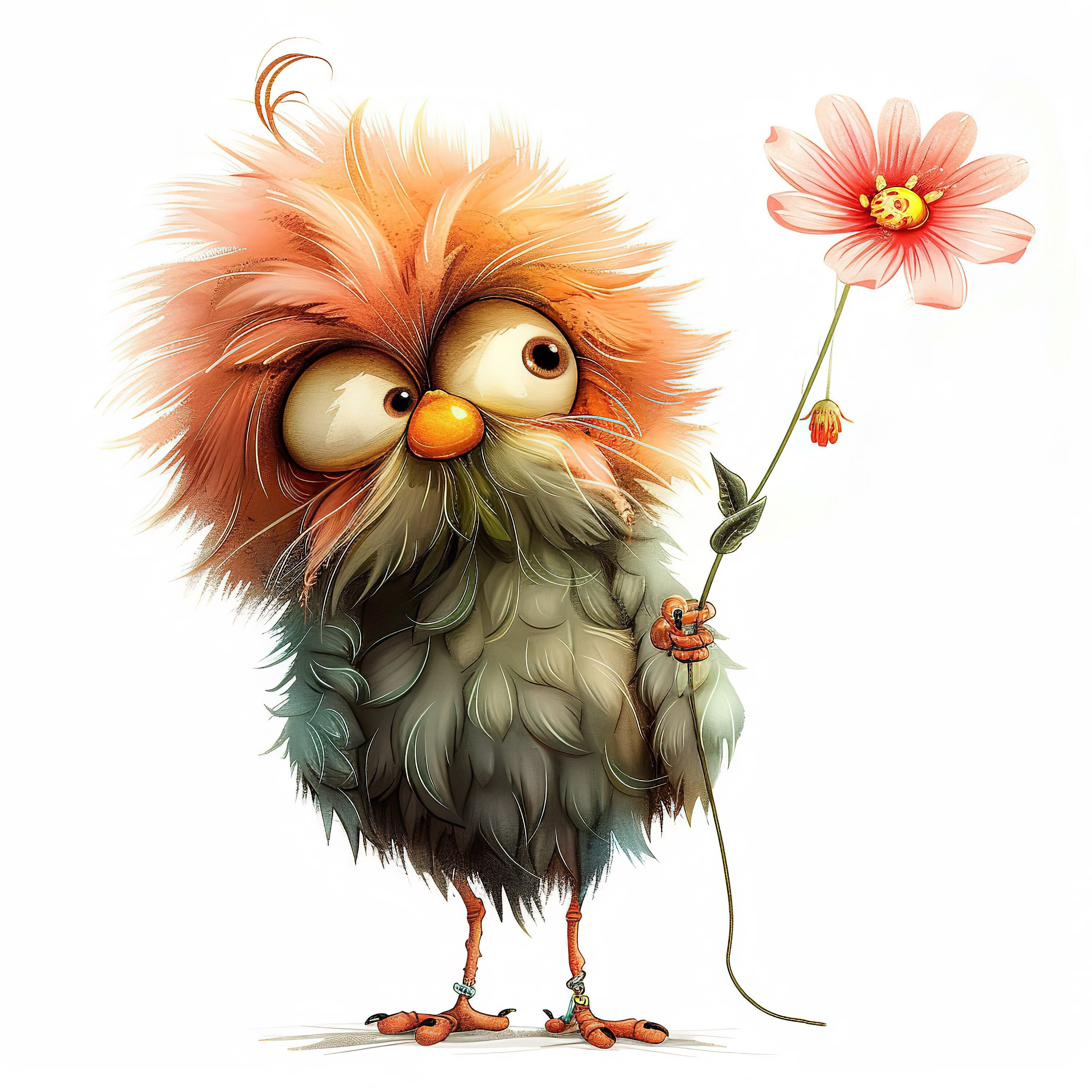 10 Crazy Bird Clipart, Funny Bird Clipart, High Quality Jpgs, Digital ...