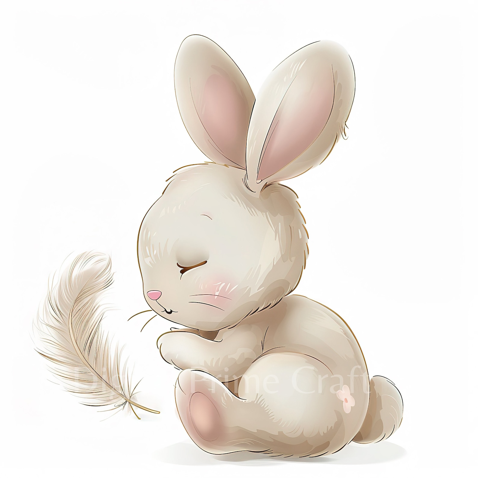 10 Bunny Clipart, High Quality Jpgs, Digital Download, Watercolor ...