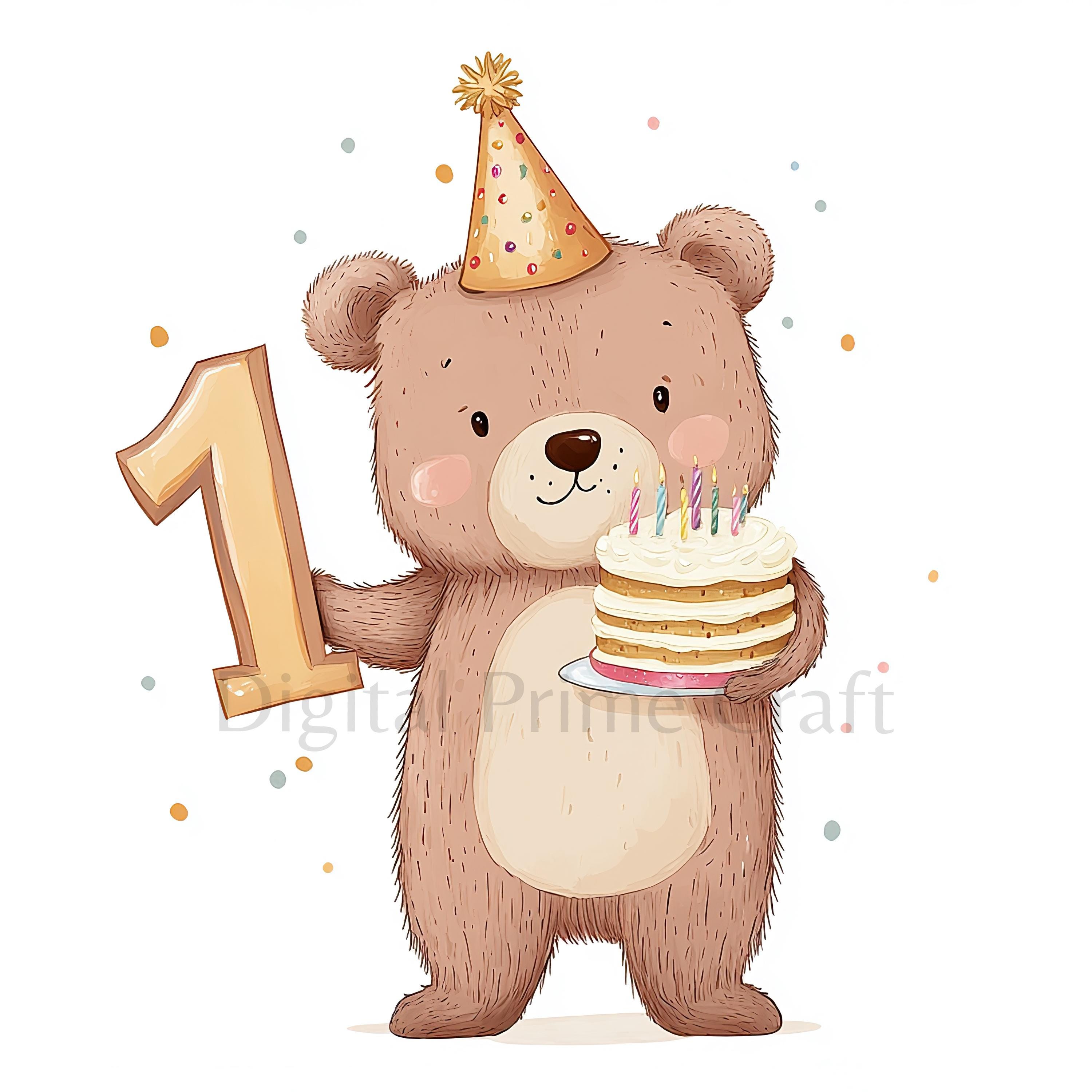 10 Birthday Clipart, 1st Birthday Clipart, Kids Birthday, High Quality ...
