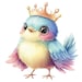 10 Bird Clipart, Cute Bird, High Quality Jpgs, Digital Download ...