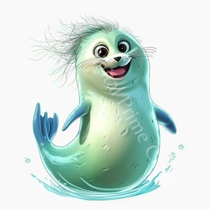 13 Seal Clipart, Cute Animal, Marine Animals, High Quality Jpg Images ...