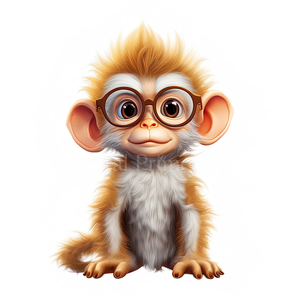 Crazy Monkey Clipart, Funny Monkey Clipart, 10 High Quality Jpgs ...