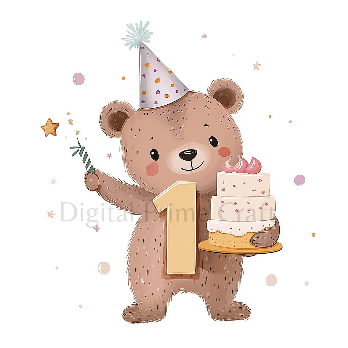 10 Birthday Clipart, 1st Birthday Clipart, Kids Birthday, High Quality ...