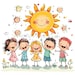 9 Happy Kids Clipart, Kids Clipart, High Quality Jpgs, Digital Download ...