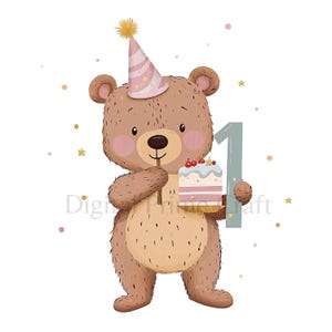 10 Birthday Clipart, 1st Birthday Clipart, Kids Birthday, High Quality ...