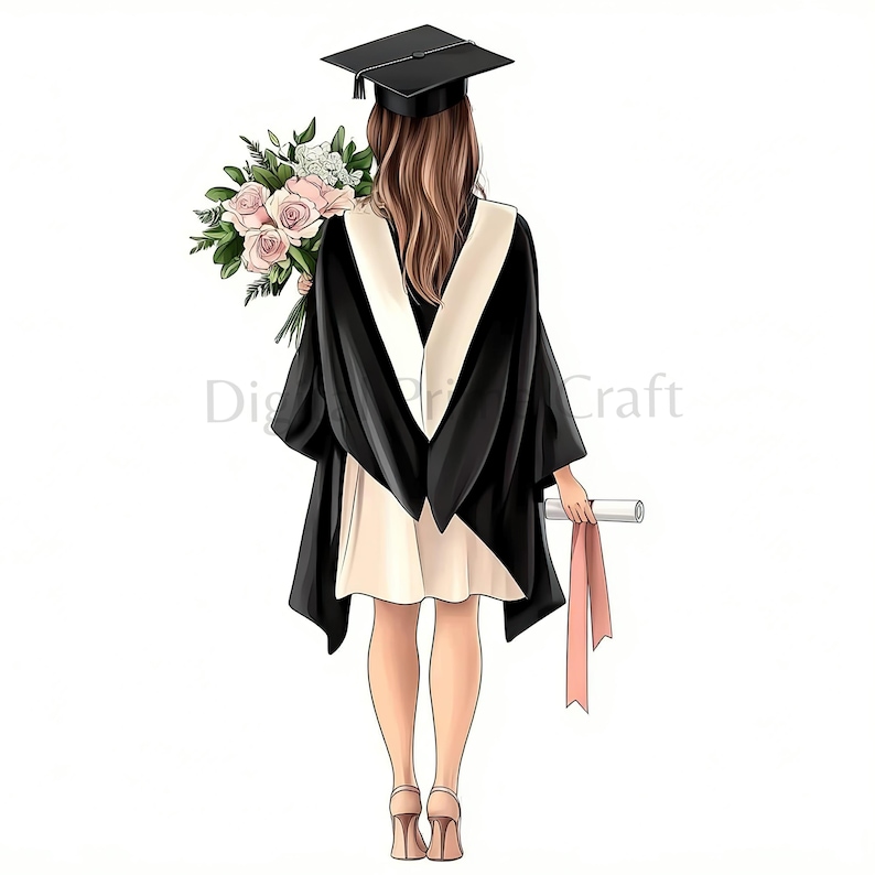 10 Graduation Clipart, Student Graduation, High Quality Jpgs, Digital ...