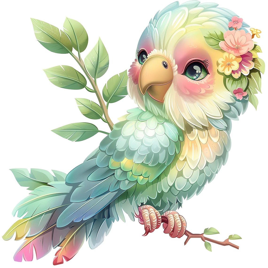 12 Bird Clipart, Cute Bird Clipart, High Quality Jpgs, Digital Download ...