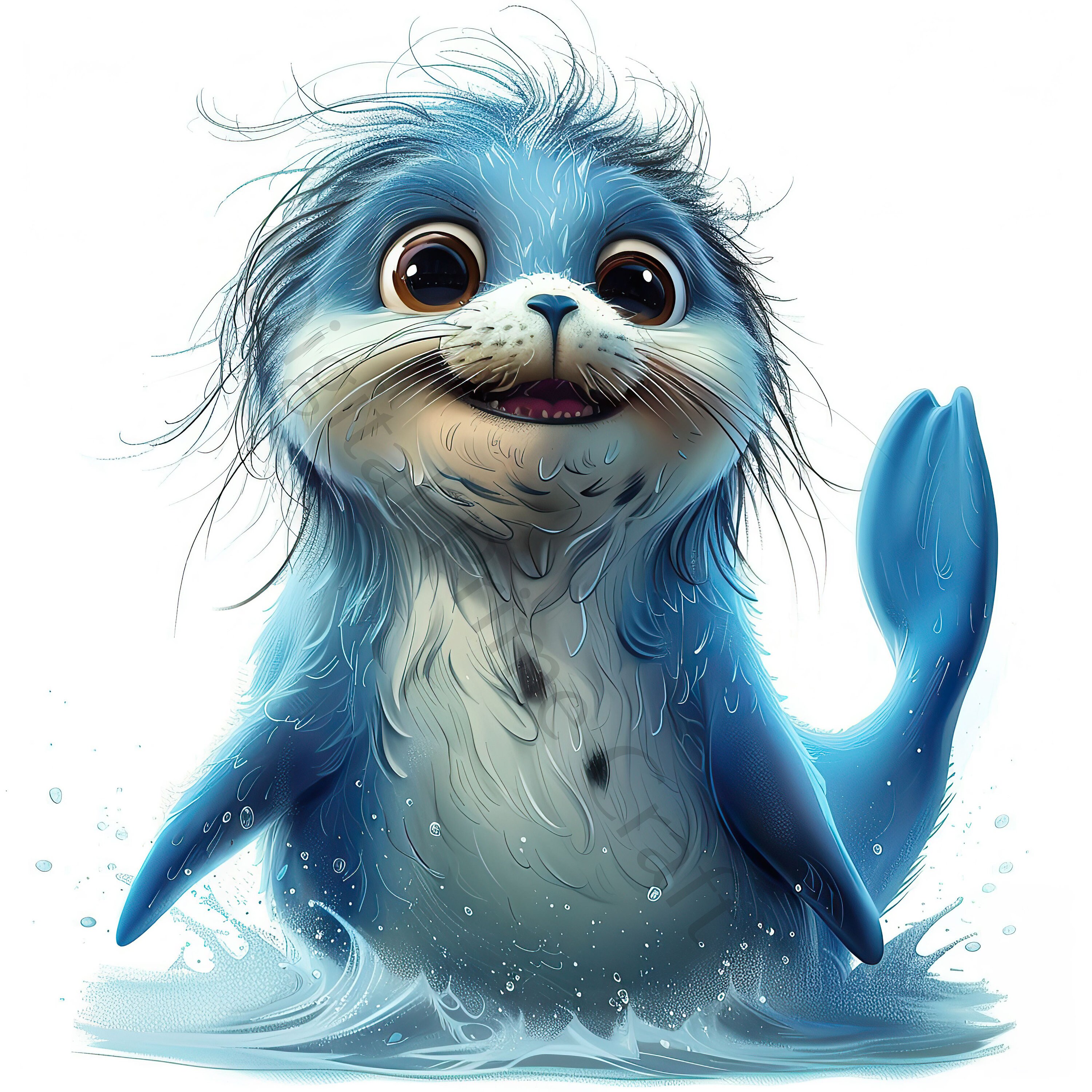 10 Seal Clipart, Water Animal, High Quality Jpg Images, Digital ...