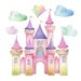 10 Magical Princess Fairytale Castle Clipart, High Quality Jpgs ...