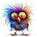 10 Crazy Colorful Bird Clipart, Funny Bird Clipart, High Quality Jpgs ...