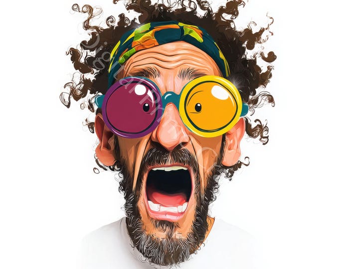Funny Faces Clipart Set: Whimsical PNG Designs (digital Download ...