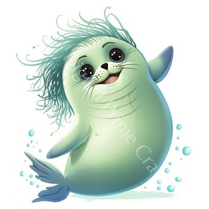 13 Seal Clipart, Cute Animal, Marine Animals, High Quality Jpg Images ...