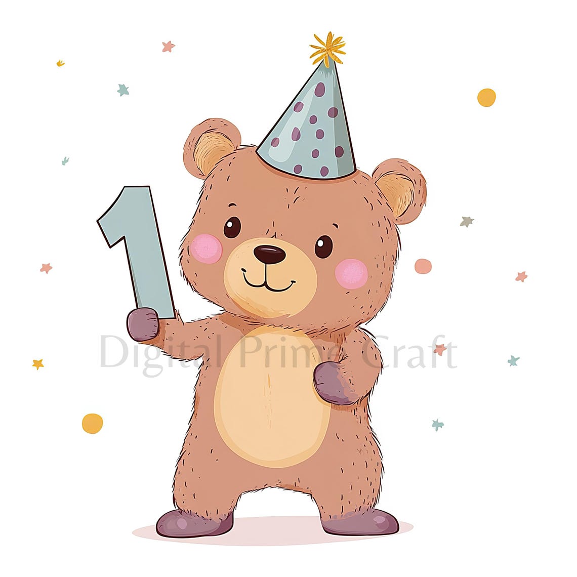 10 Birthday Clipart, 1st Birthday Clipart, Kids Birthday, High Quality ...