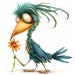 10 Crazy Bird Clipart, Funny Bird Clipart, High Quality Jpgs, Digital ...