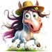 10 Crazy Horse Clipart, Funny Animal Clipart, High Quality Jpgs ...
