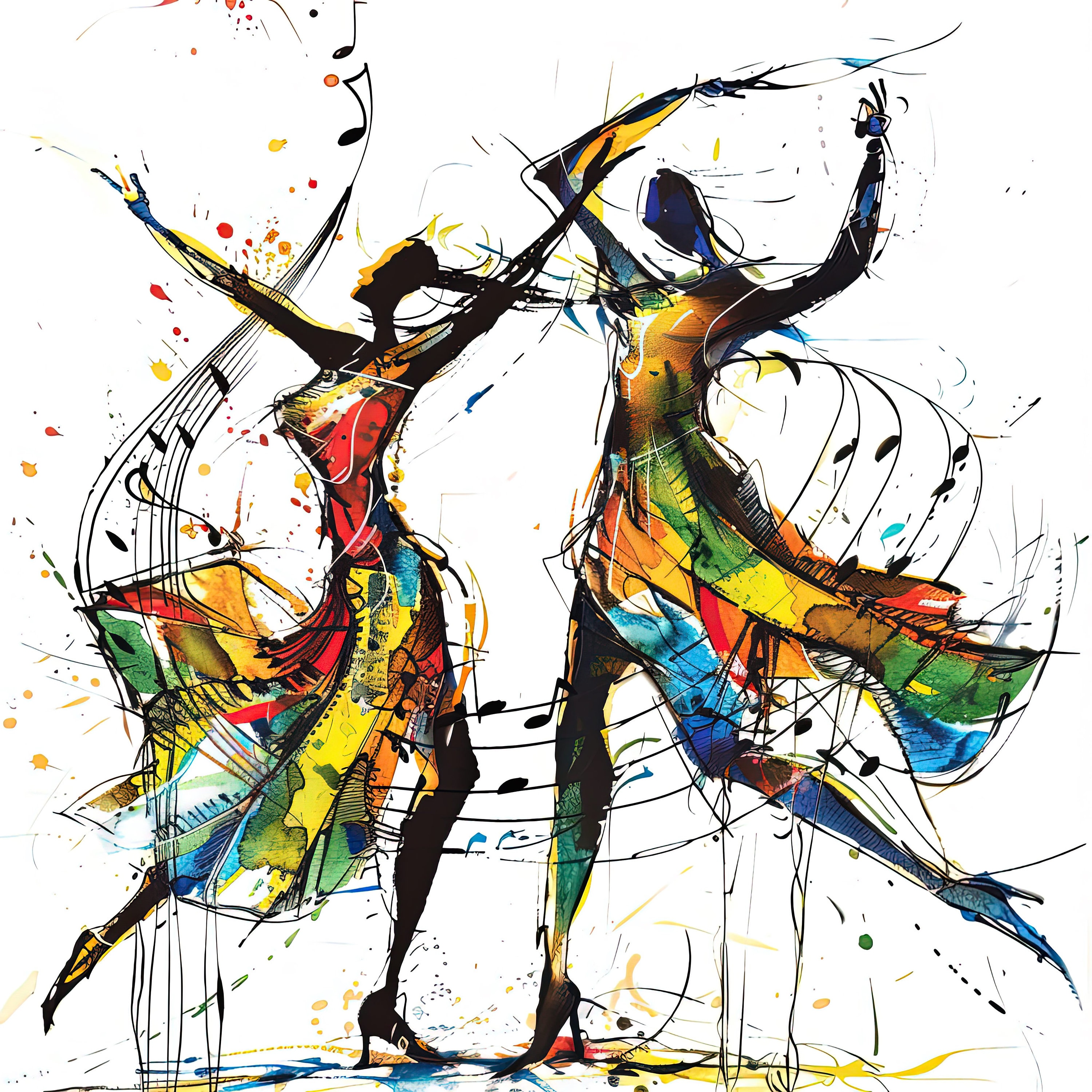 10 Music Clipart, Dance Clipart, High Quality Jpgs, Digital Download ...