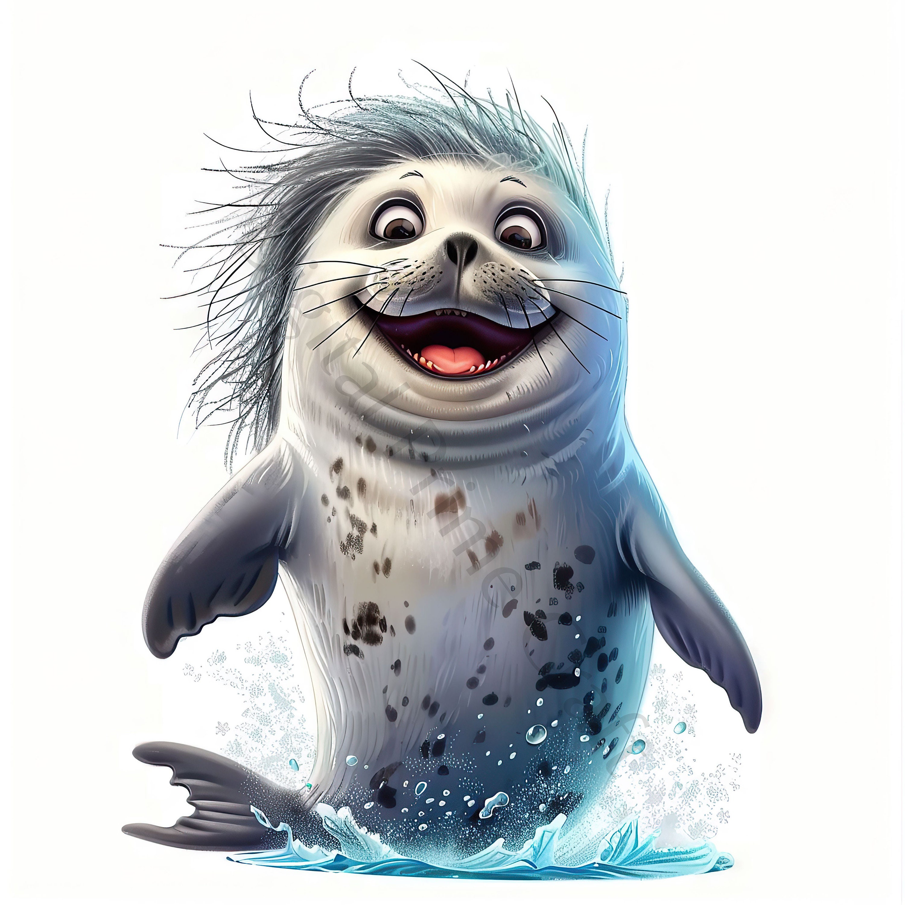 10 Seal Clipart, Water Animal, High Quality Jpg Images, Digital ...