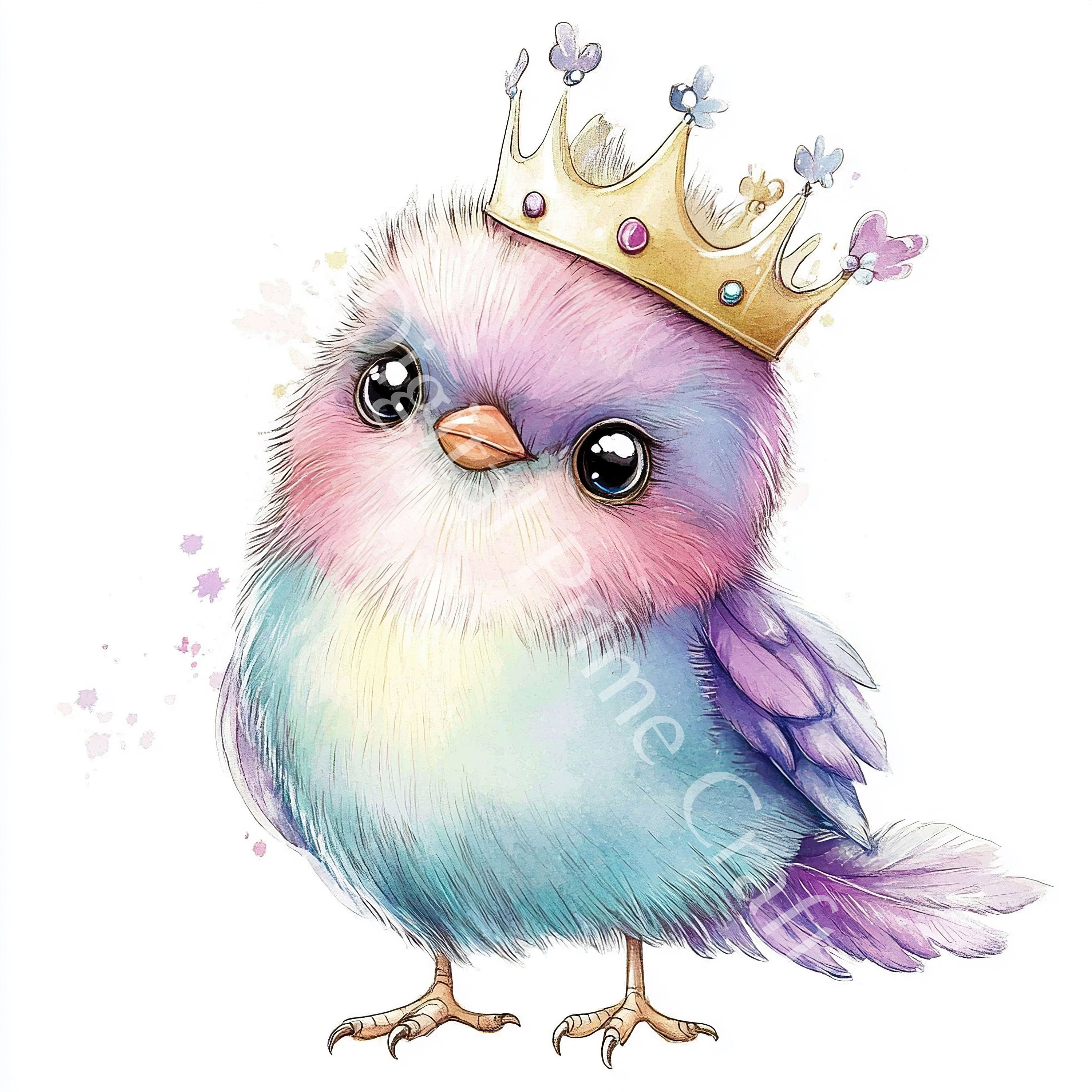 10 Bird Clipart, Cute Bird, High Quality Jpgs, Digital Download ...