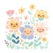 16 Happy Flowers Clipart, Smiling Flowers Clipart, High Quality Jpgs ...