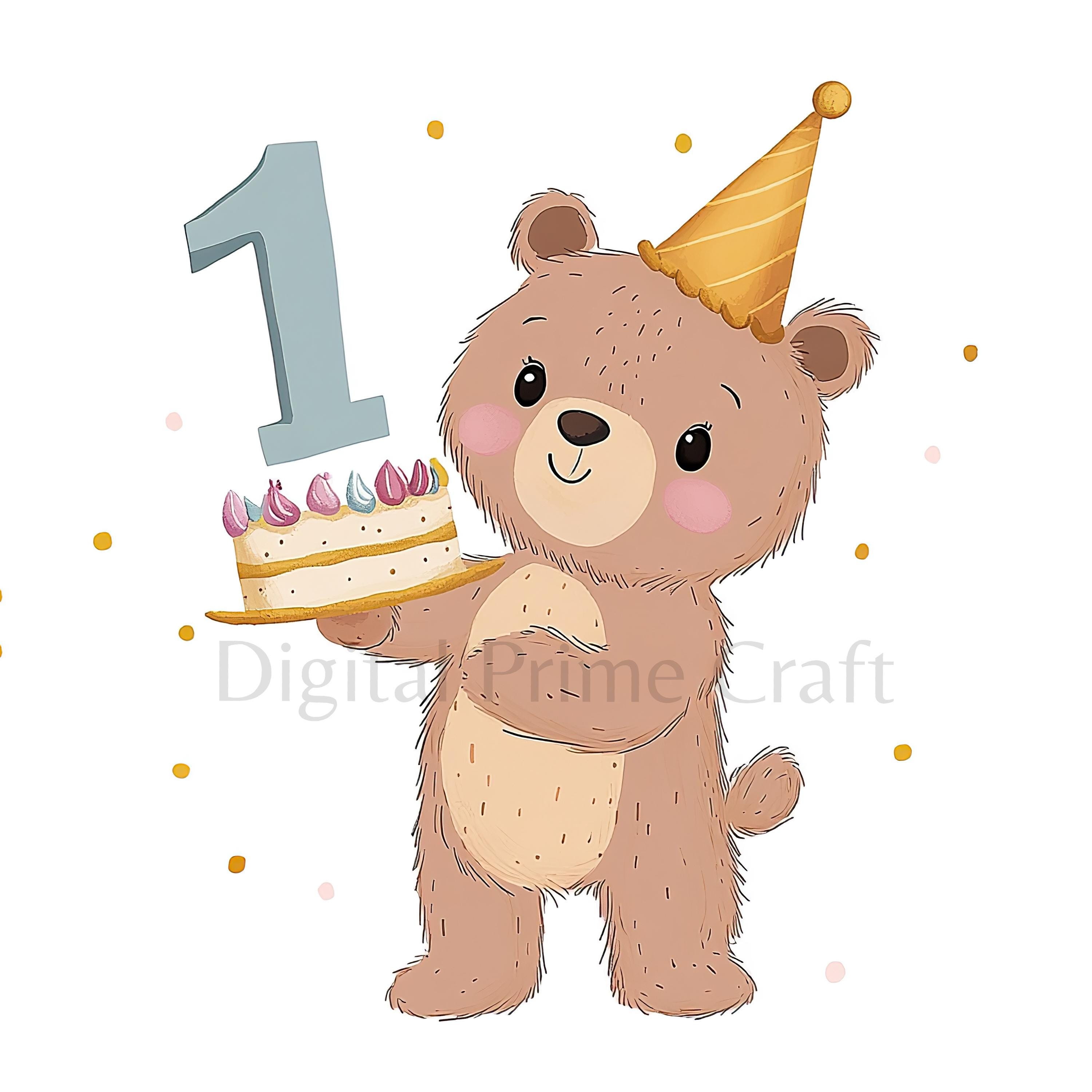 10 Birthday Clipart, 1st Birthday Clipart, Kids Birthday, High Quality ...
