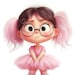 10 Grumpy Girl Clipart, Cute Quirky Girl, High Quality Jpgs, Digital ...