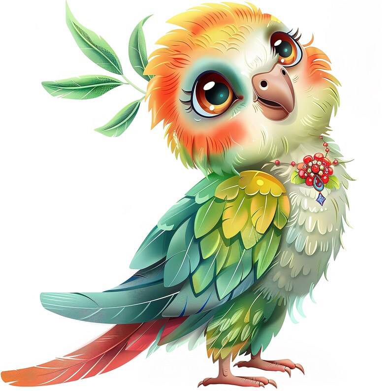 12 Bird Clipart, Cute Bird Clipart, High Quality Jpgs, Digital Download ...