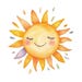 10 Sun Clipart, Happy Sun, Nursery Decor, High Quality Jpgs, Digital ...
