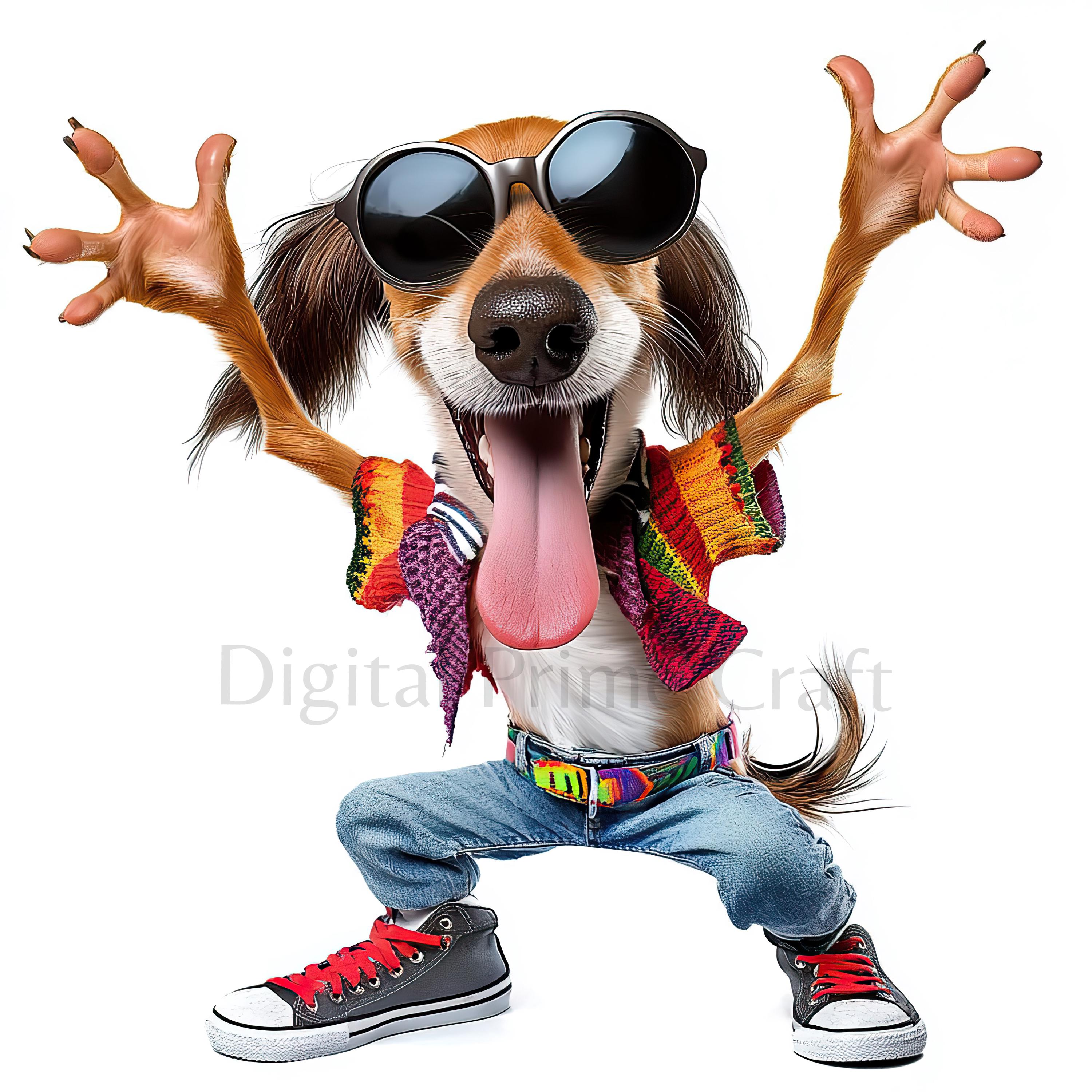 12 Crazy Dog Clipart, Funny Animal Clipart, Dog Clipart, High Quality ...